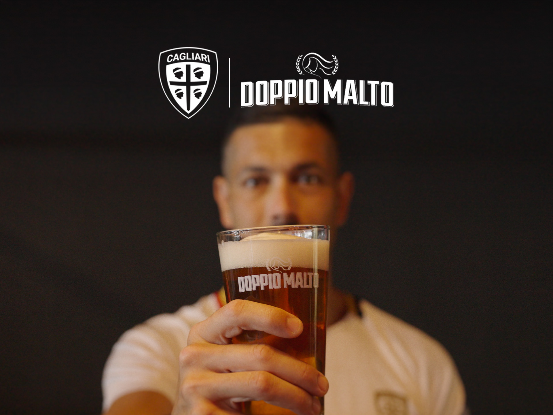 Doppio Malto diventa sponsor di maglia del Cagliari Calcio per quattro ...